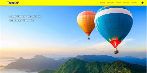 GitHub GANESANGIDON TravelXP Single Page Travel Website