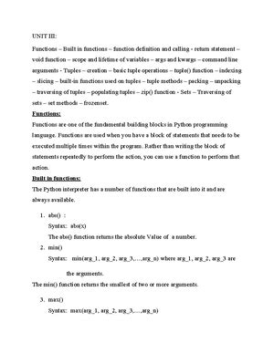 Unit Iv Python Wertyuil Unit Iv Lists Using List List Assignment And Equivalence List