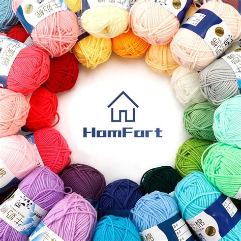 1piece 5ply Milk Cotton Knitting Yarn Soft Blended Cotton Crochet