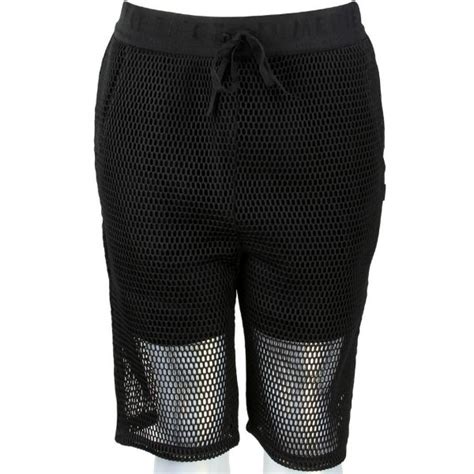 Dimepiece Women Mesh Shorts Black