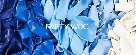 Partywoo Pearl Blue Balloons 50 Pcs 12 Inch Sky Blue Latex