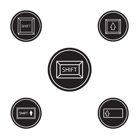 Shift Key Icon Vector 29269173 Vector Art At Vecteezy