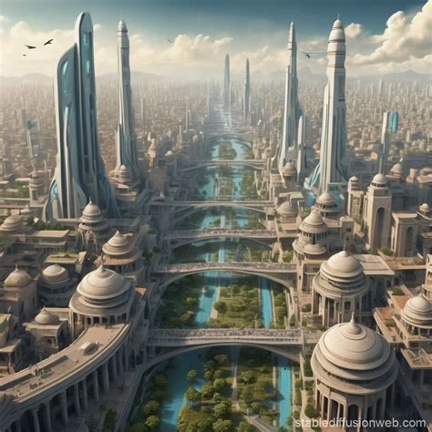 Animated Future India 2050 Ad Stable Diffusion Online