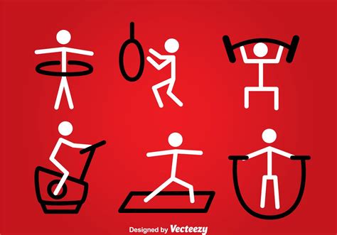 Exercise Stickman Vector 109583 Vector Art At Vecteezy