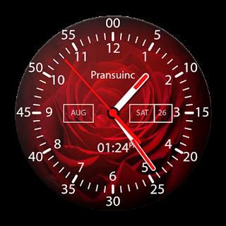 Rose Analog Clock 1 32 APK AndroidAppsAPK Co