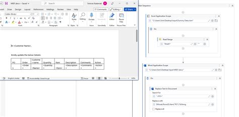 Fill Excel Data Into Word Document Activities Uipath Community Forum