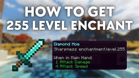 How To Get LEVEL ENCHANTMENTS In Minecraft OP Weapons Armor