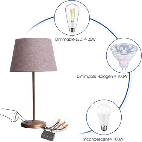 Zeifun 2 Pack Touch Lamp Dimmer Switch With 3 Levels India Ubuy