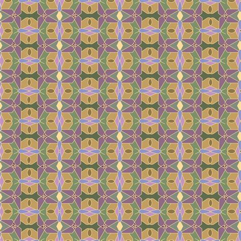 Seamless Pattern Ornament Of Geometric Figures Of Butterflies In