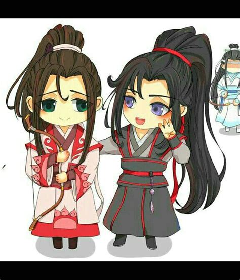 Wen Ning X Wei Wuxian Dao Anime Chibi Chibi