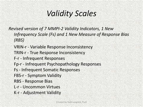 PPT MMPI 2 RF PowerPoint Presentation ID 1848474