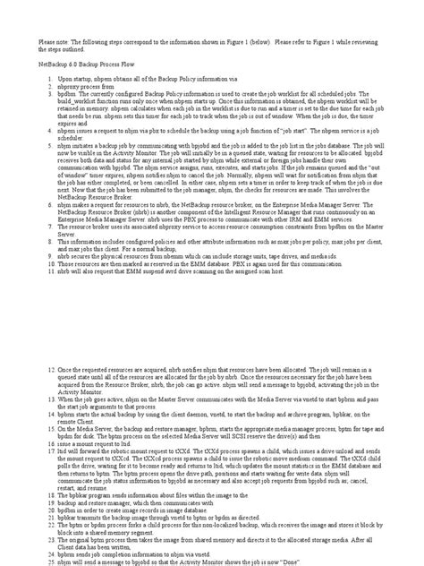 Netbackup Process Flow Pdf Backup Process Computing