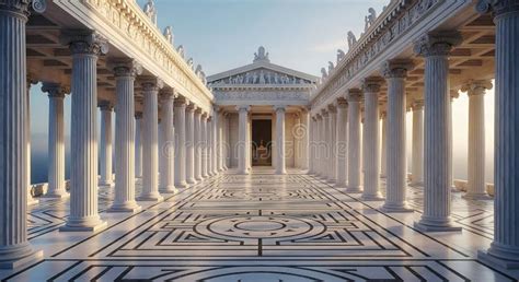 Detailed Ionic Temple Stock Illustrations 183 Detailed Ionic Temple
