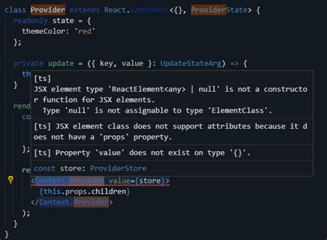 Reactjs React Context Provider Throw An Error In The Rendering Method Stack Overflow