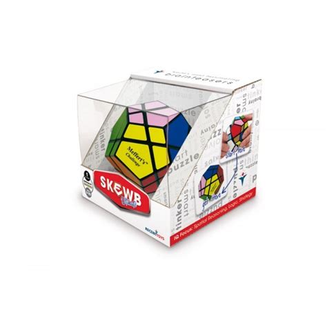 Skewb Ultimate 12 Colors Black Base Cube