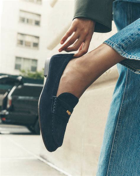 Penny Suede Loafer Veronica Beard