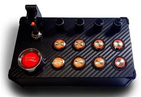 Button Box Sim Racing Luminous Metal Push Buttons XBOX S X Play Station PS Console Start