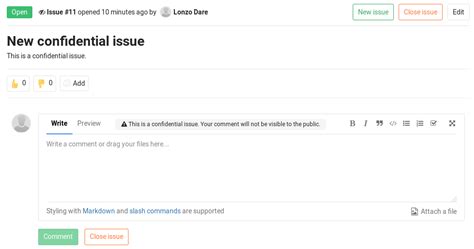 Confidential Issues · Issues · Project · User · Help · Gitlab