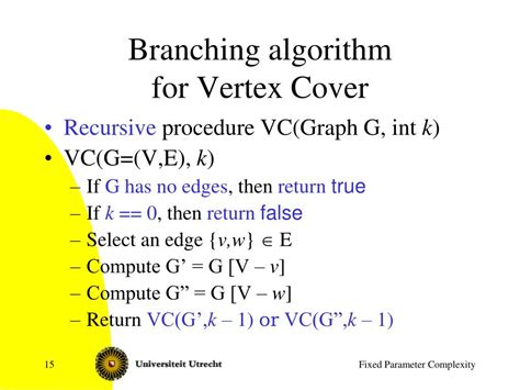 Ppt Fixed Parameter Complexity Powerpoint Presentation Free Download