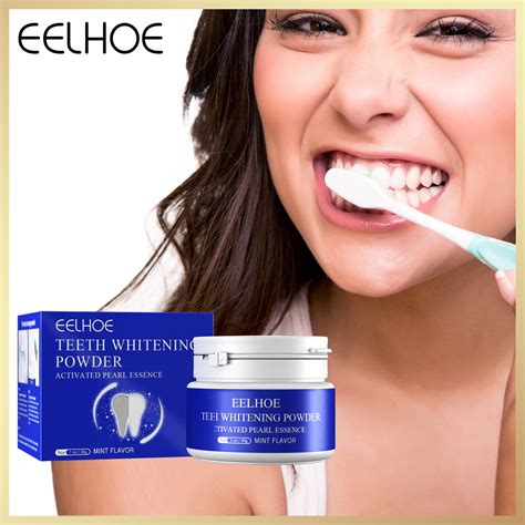 Eelhoe Teeth Whitening Powder Remove Plaque Stains Toothpaste Dental