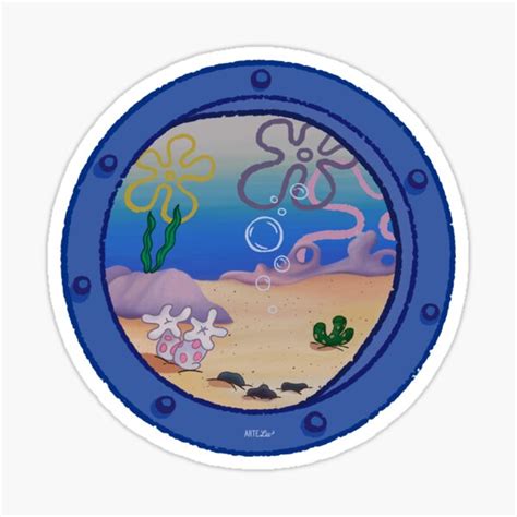 Spongebob Window Sticker For Sale By Artelu Cr Redbubble Spongebob Window Sticker For Sale By Artelu Cr Redbubble