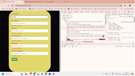 Jquery Validation Part 1 Youtube