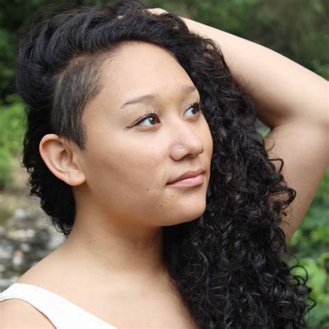Side Shave With Naturally Curly Hair Curly Sideshave Naturalhair
