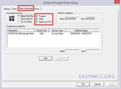پروگرام کردن میکروکنترلر stm32 با st link در keil easymcu ایزی ام سی یو