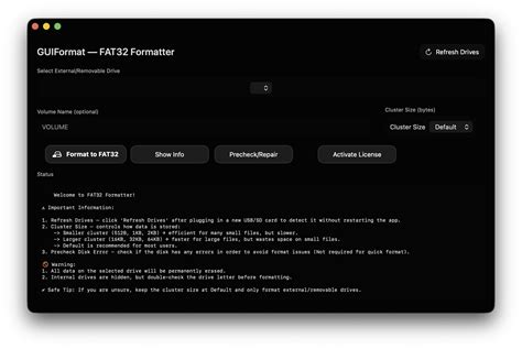 Guiformat Fat32 Formatter For Windows And Mac