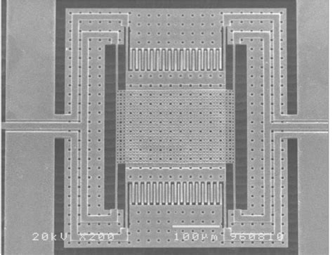 The Microstructure Of Accelerometer