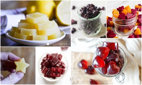 Homemade Fruit Snacks Gummy Bears And Roll Ups Paleo Gaps