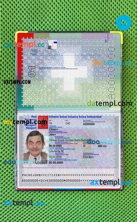 Sample Pakistan Passport Psd Files Editable Scan And Photo Realistic
