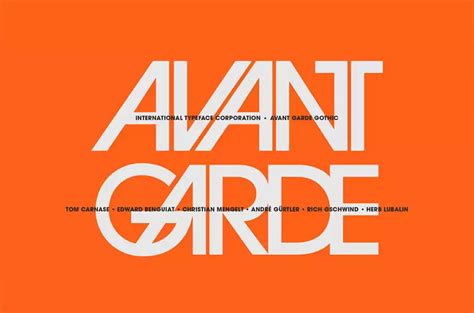 Avant Garde Font Dafont Finder