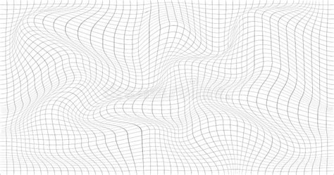 Abstract Curve Black Grid Wireframe Landscape Vector Architecture Illustration Stock Vector