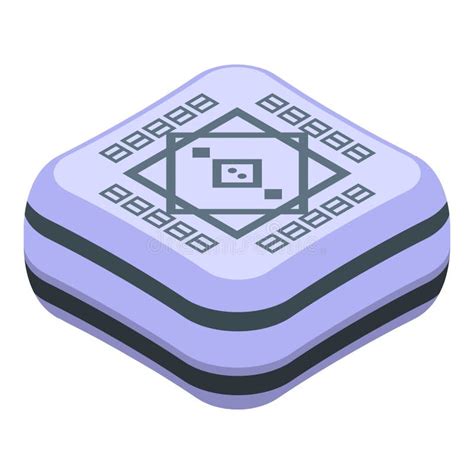 Quantum Computer Chip Showing Qubit Processing Power Stock Illustration Illustration Of Board