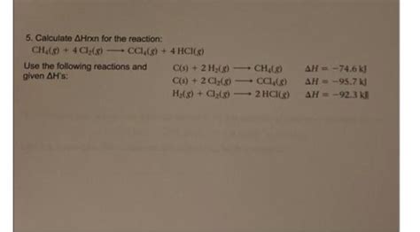 Solved Calculate Δ Hrxn for the reaction Chegg com