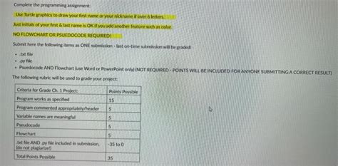Solved Complete The Programming Assignment Use Turtle Chegg