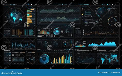 Advanced Data Analytics Dashboard Showing Global Trends And