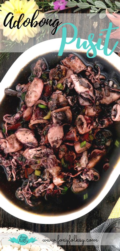 Adobong Pusit Foxy Folksy