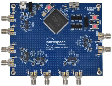 DRTB MIPI D PHY Reference Termination Board Introspect Technology