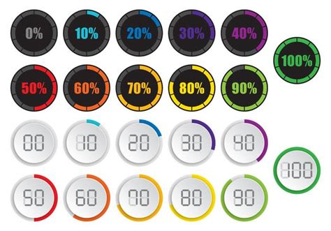 Circle Progress Bar Vector Art Icons And Graphics For Free Download