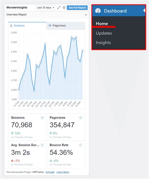 How To Install The Dashboard Widget Monsterinsights
