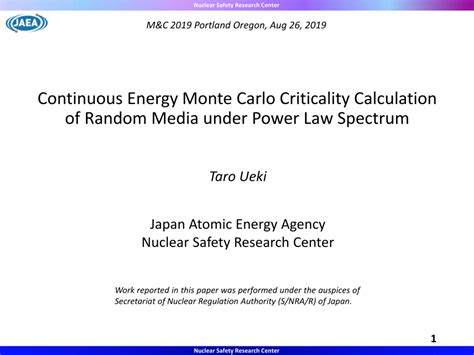 Pdf Continuous Energy Monte Carlo Criticality Calculation Of Random Media Under Power Law Spectrum