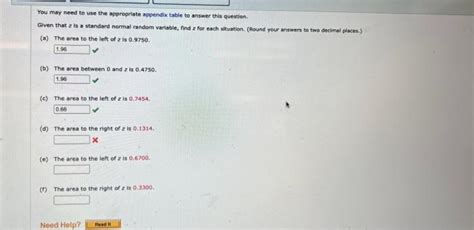 solved you may need to use the appropriate appendix table to