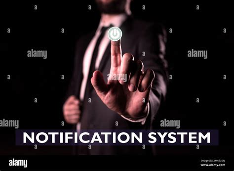 Conceptual Caption Notification System Business Overview Do Not Forget To Be Connected Social