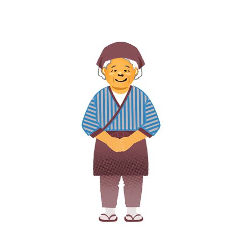 高齢の人 03 農民イラスト