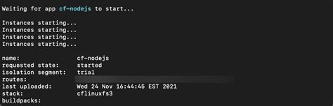 Understand The Cloud Foundry Application Lifecycle For Buildpack Applications Sap Tutorials