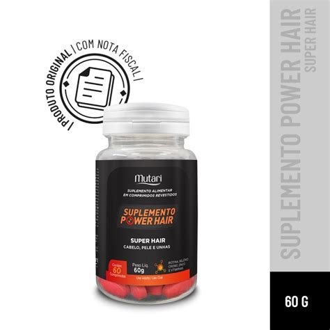 Suplemento Vitamínico Mutari Super Hair Beleza Na Web