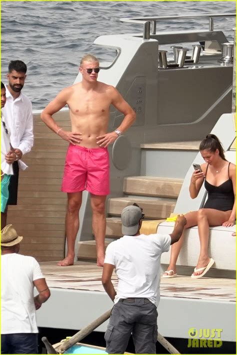 Soccer Star Erling Haaland Cozies Up To Girlfriend Isabel Haugseng