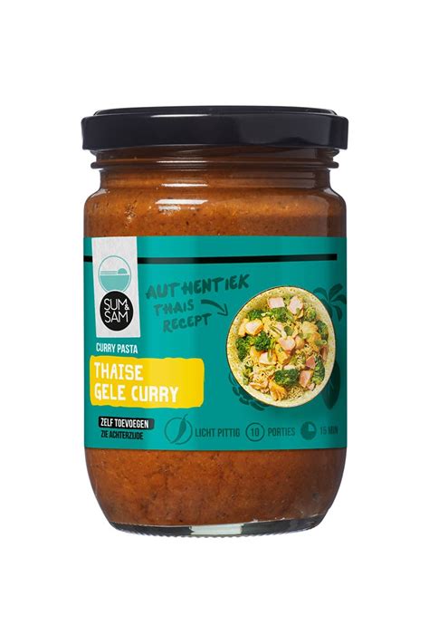 Sum And Sam Pasta De Curry Galben 225g Total Blue